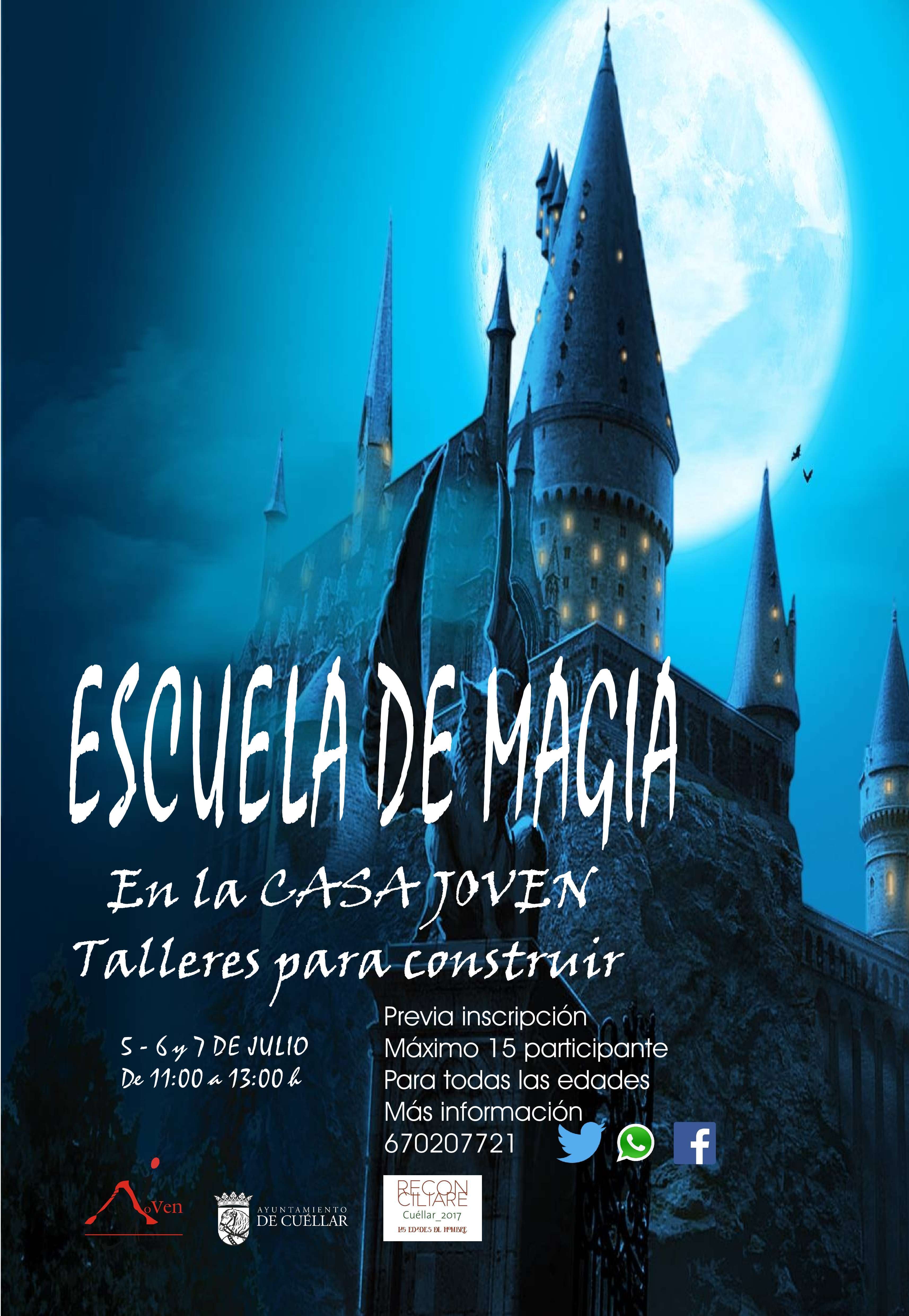 ESCUELA DE MAGIA EN LA CASA JOVEN – Ayuntamiento de Cuéllar ESCUELA DE MAGIA EN LA CASA JOVEN – Ayuntamiento de Cuéllar